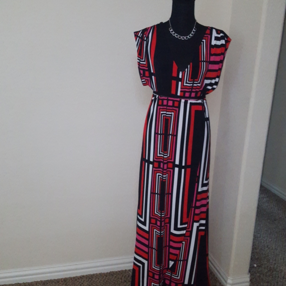 Beautiful Multi Color Maxi Dress - Gem